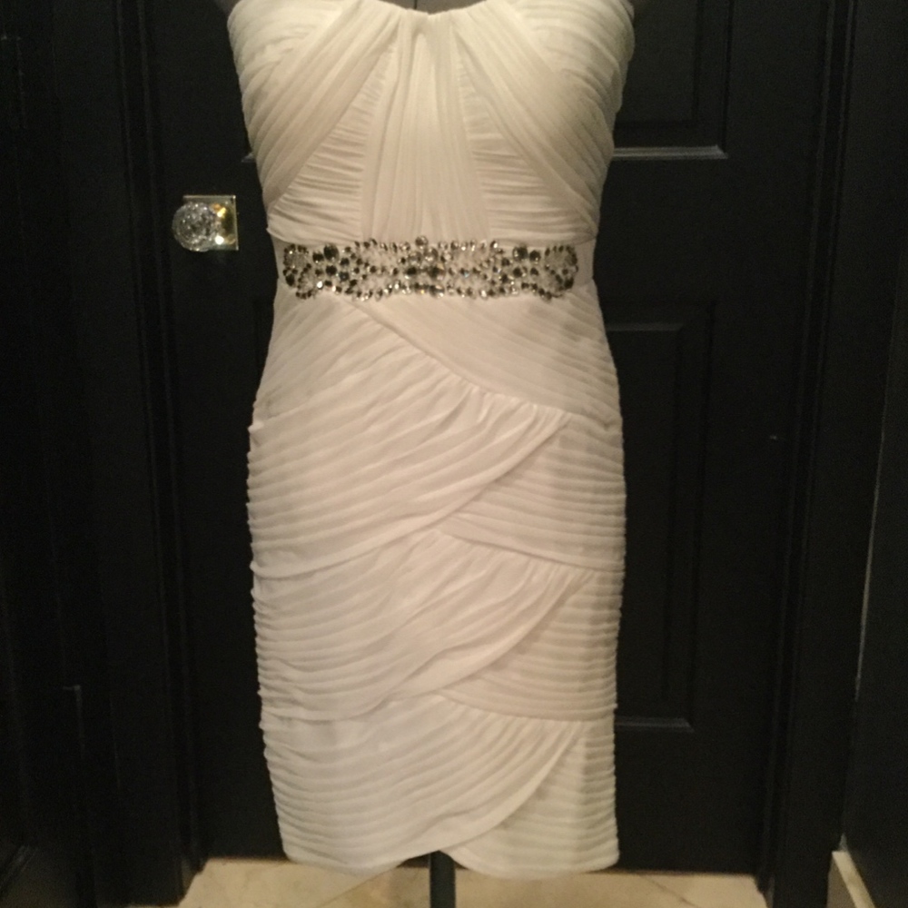 Cache White Goddess Dress - Gem